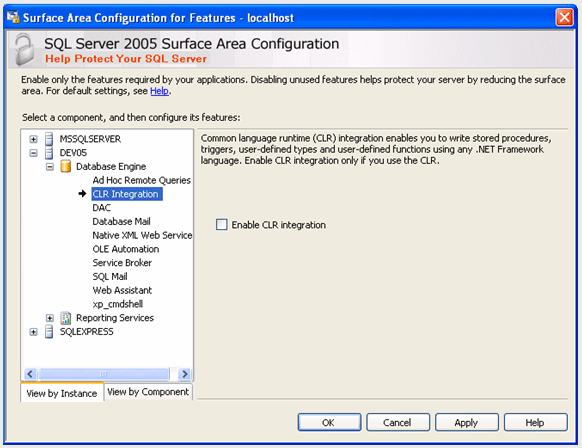 Enabling Clr Integration In Sql Server 2005